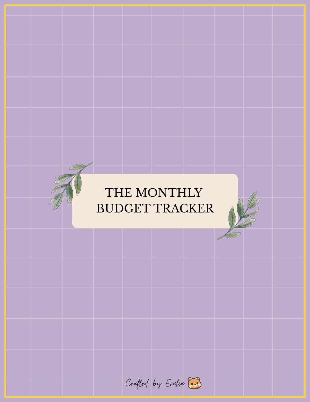Rastreador de presupuesto mensual / Herramienta de presupuesto digital ...