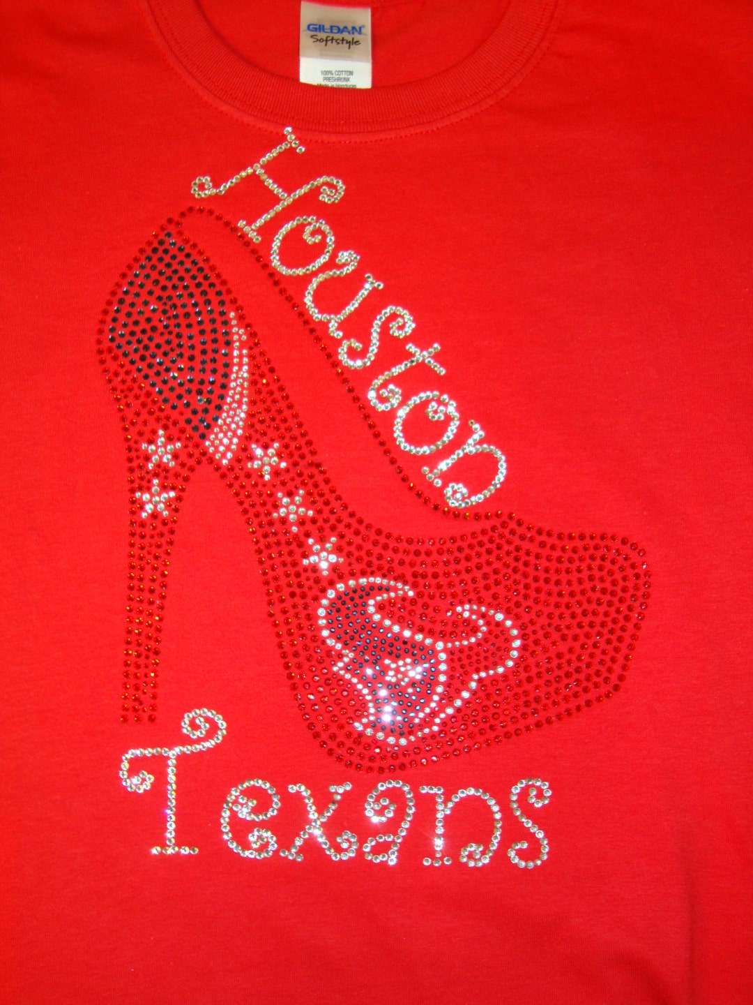 Houston Texans Heel T-shirt - Etsy