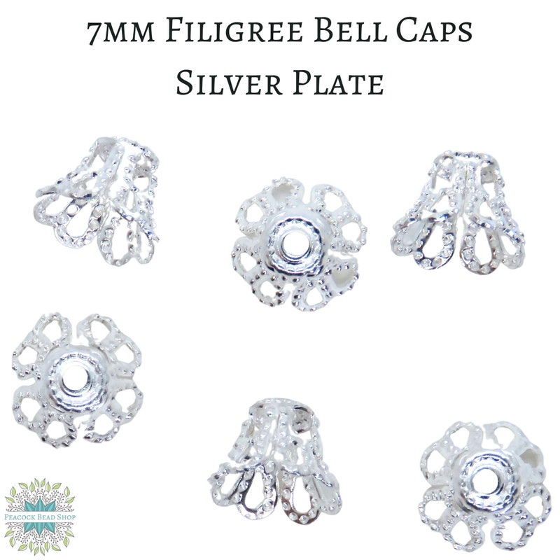 Filigree Bead Caps - Etsy