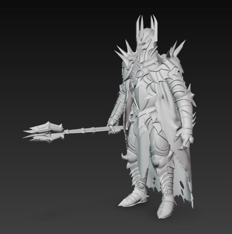Sauron 3D Model : Sauron STL File , Lorf of the Rings 3D Model , Lotr ...
