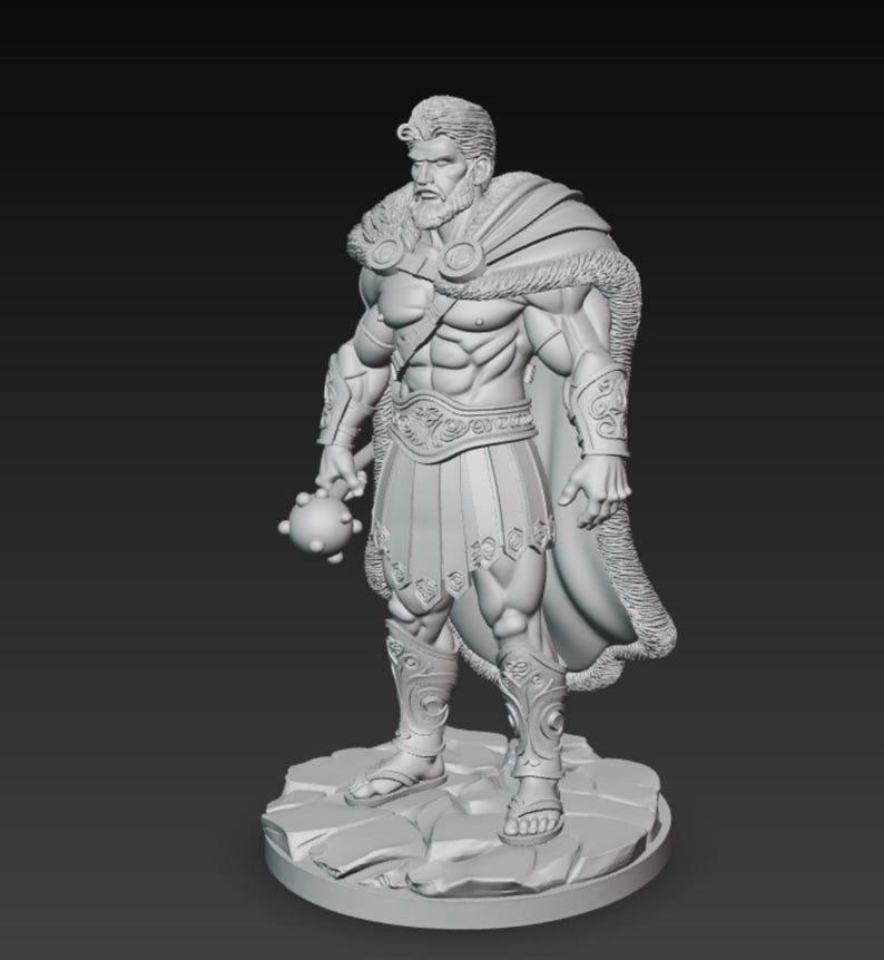 Hercules 3D Model : Hercules STL File , Mythology 3D Model , Hercules ...