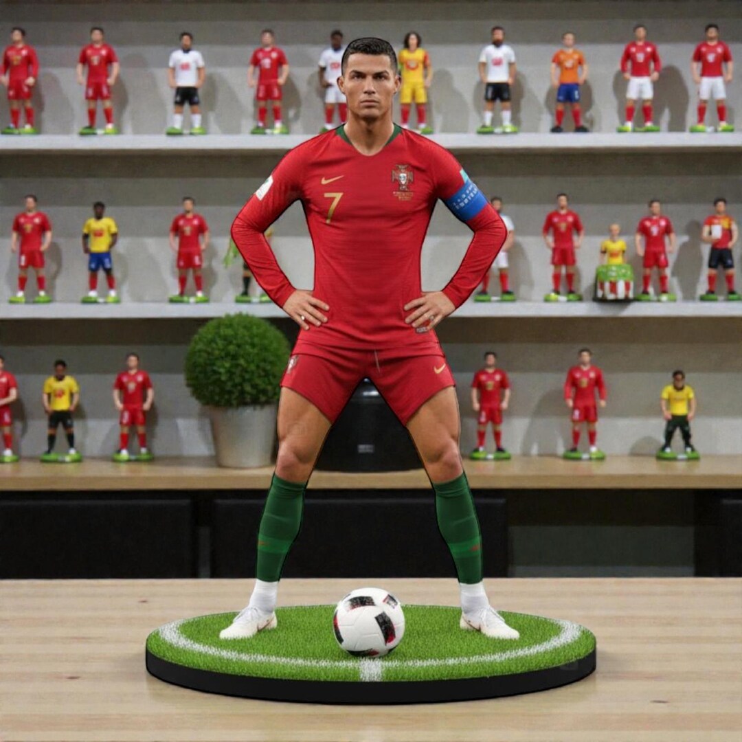 Modello 3D di Cristiano Ronaldo: file STL di Ronaldo, modello 3D di ...