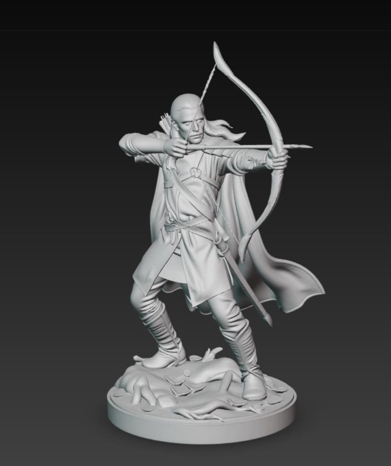 Legolas 3D Model : Legolas STL File , Lorf of the Rings 3D Model , Lotr ...