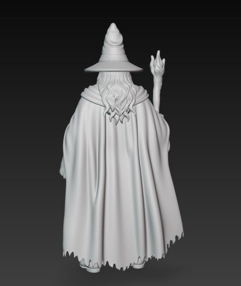 Gandalf 3D Model : Gandalf STL File , Lorf of the Rings 3D Model , Lotr ...