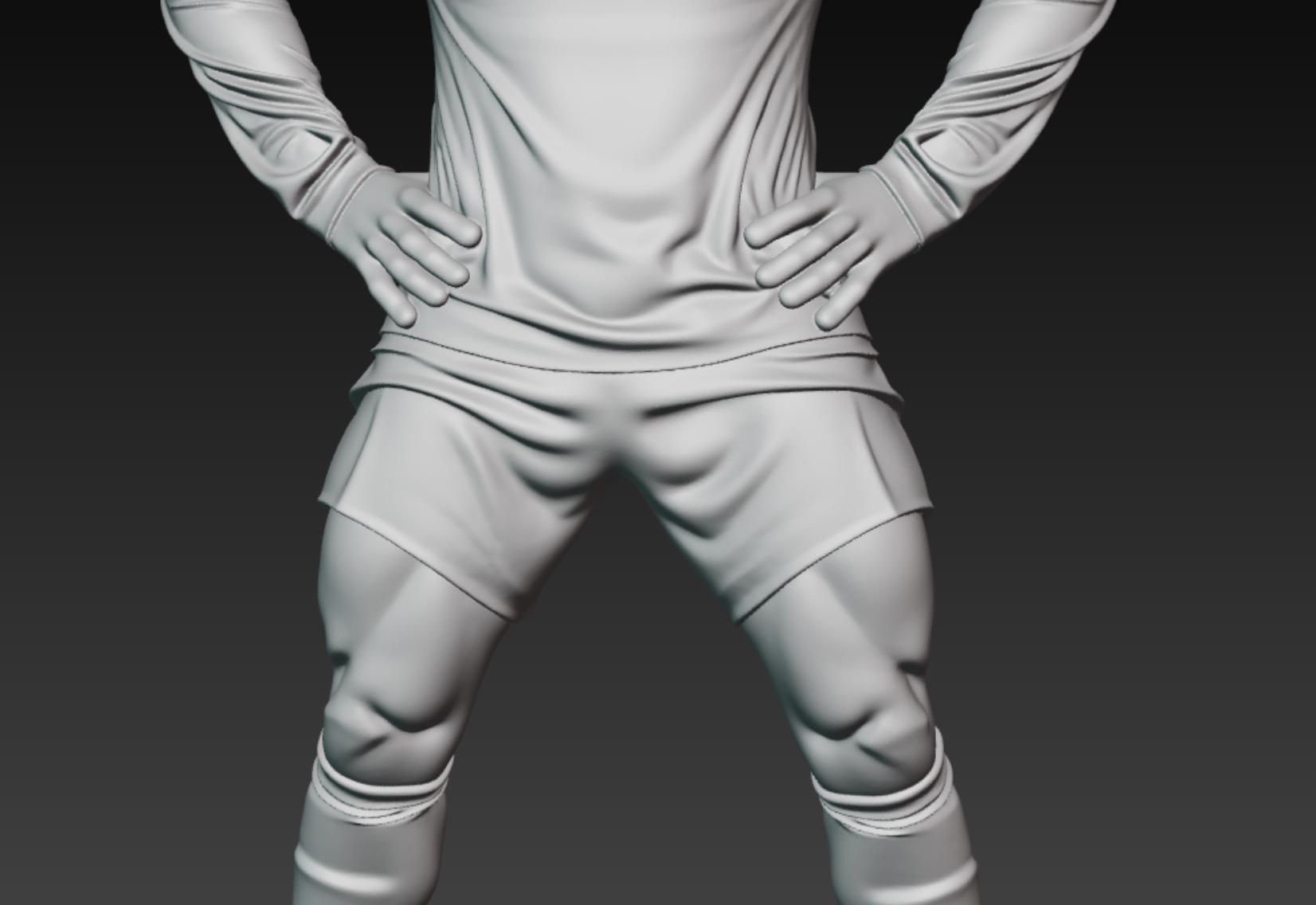 Cristiano Ronaldo 3D Model : Ronaldo STL File , Football 3D Model ...