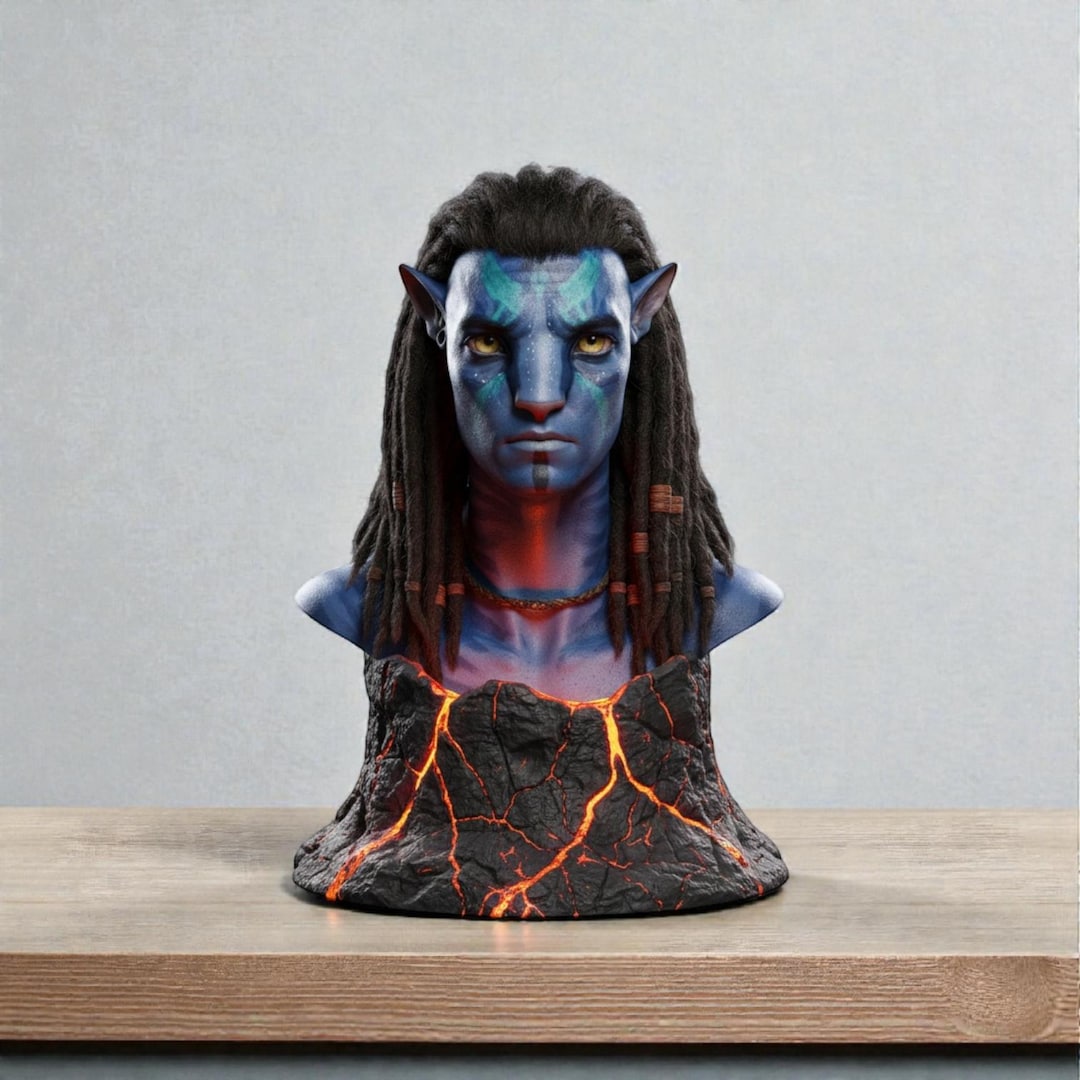 Avatar Bust 3D Model File : Avatarjake Sully Bust STL File , Jake Sully ...