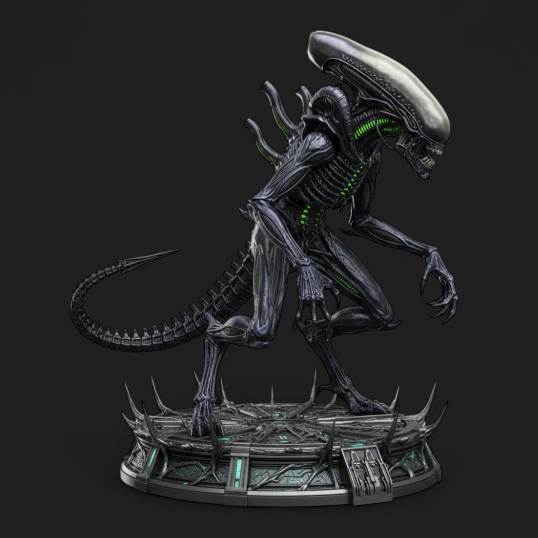 Xenomorph 3D Model : Xenomorphstl File , Alien 3D Model , Alien Diaroma ...