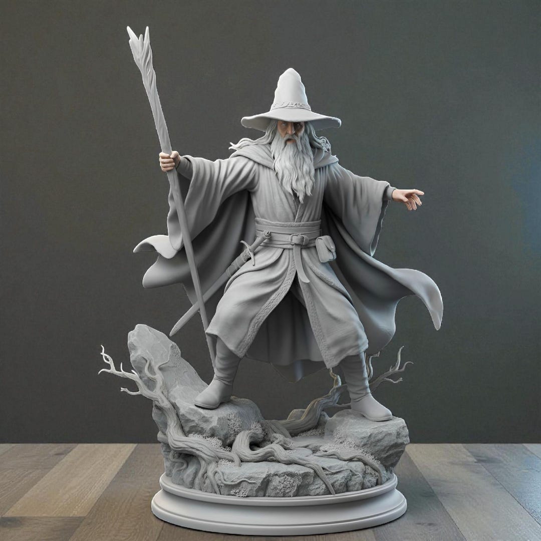 Gandalf 3D Model : Gandalf STL File , Lorf of the Rings 3D Model , Lotr ...
