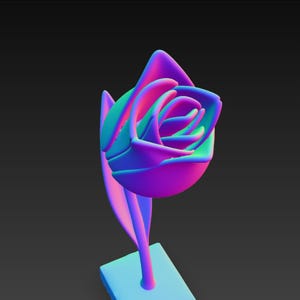 Flowers STL File : Flowers 3D Model Bundle , Tulip STL , Flowers 3D ...
