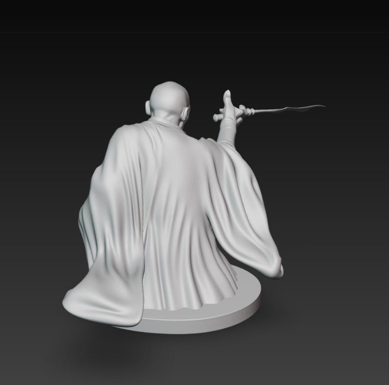 Voldemort 3D Model : Voldemort STL File , Harry Potter Statue , Harry ...
