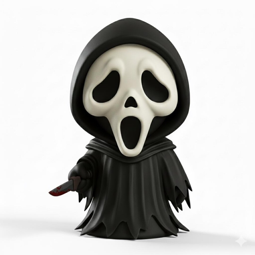 Ghostface STL File : Scream STL File , Ghost Face 3D Model , Grim ...