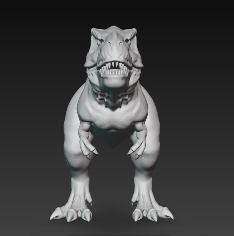 T-rex 3D Model : Trex STL File , High Quality 3D Model , Dinosaur 3D ...