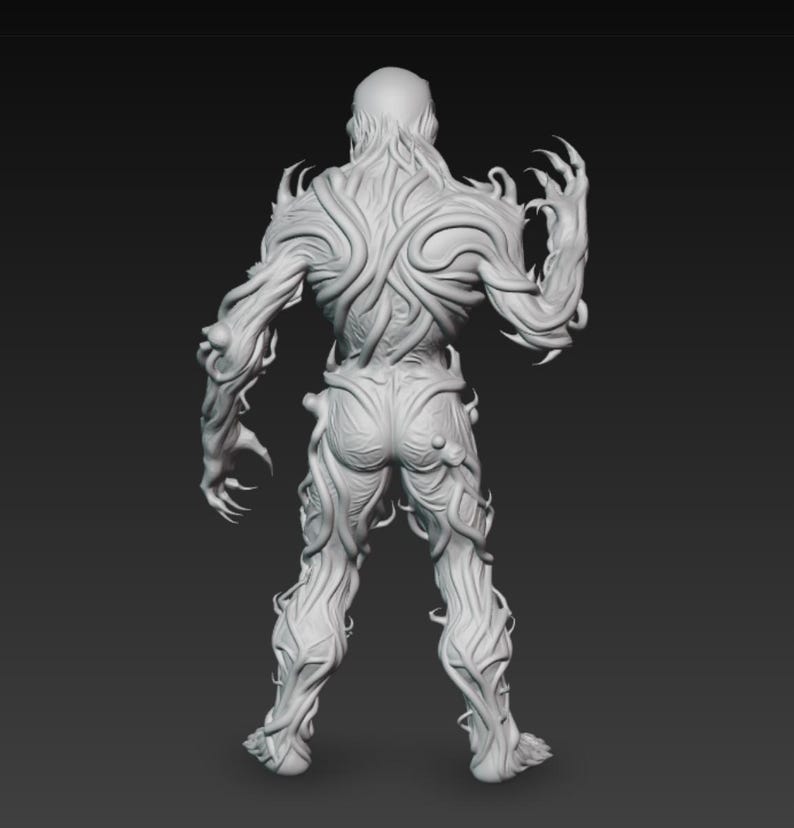 Vecna 3D Model : Stranger Things 3D Model , Vecna STL File , Series 3D ...