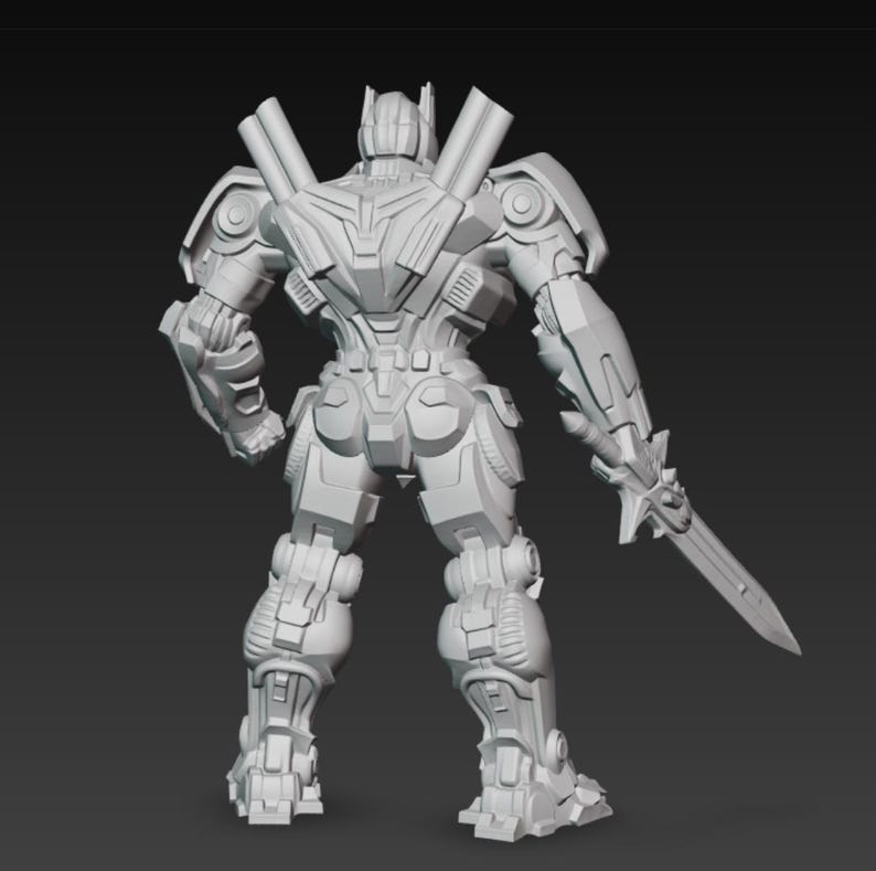 Optimus Prime STL File : Optimus Prime 3D Model File , Transformer 3D ...