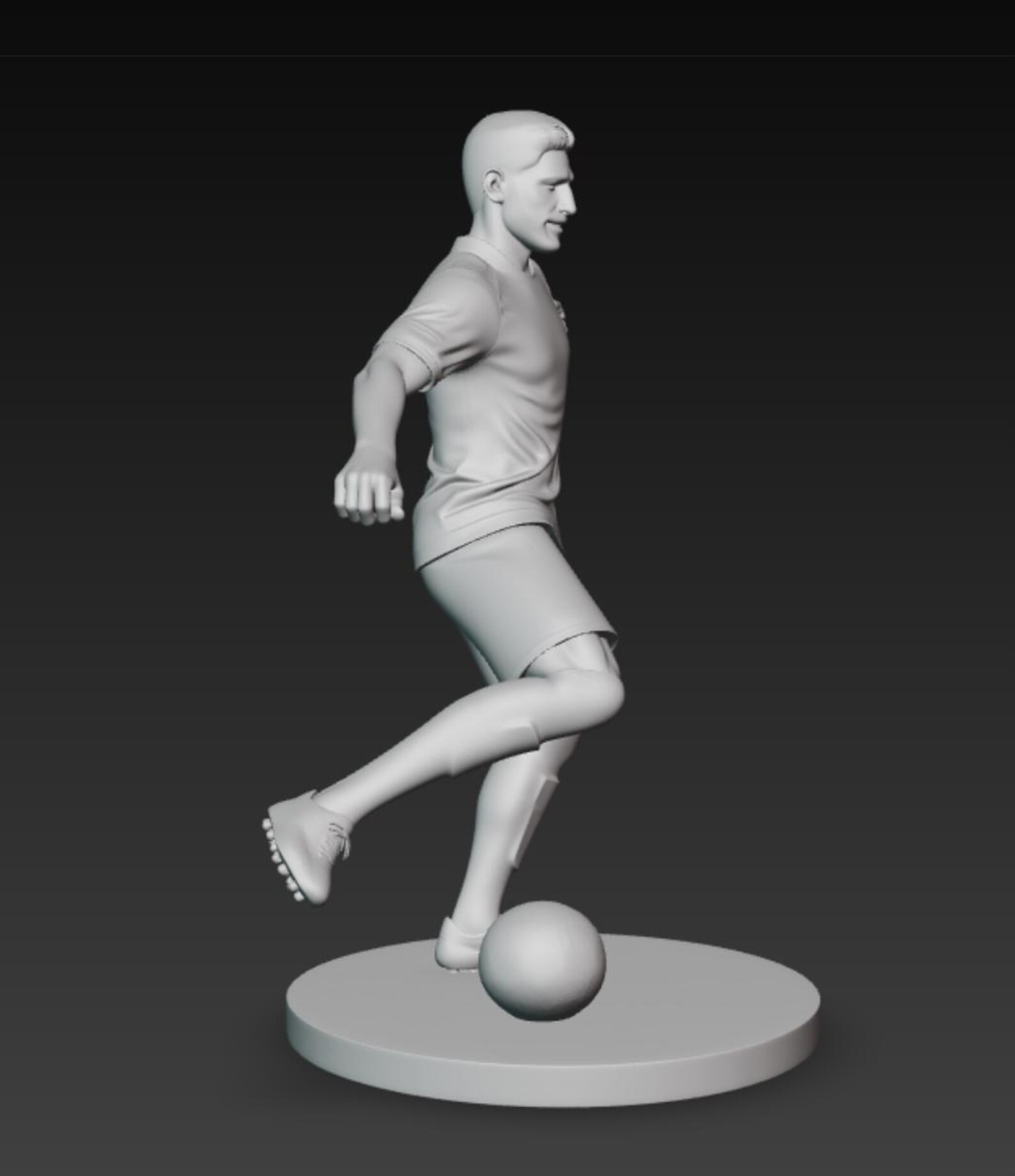 Valverde 3D Model : Valverde STL File , Football 3D Model , Football ...