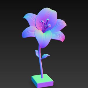Flowers STL File : Flowers 3D Model Bundle , Tulip STL , Flowers 3D ...