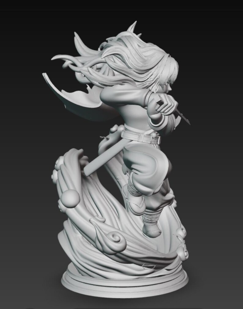 Hashira 3D Model : Demon Slayer 3D Model , Muichiro STL File , Muichiro ...