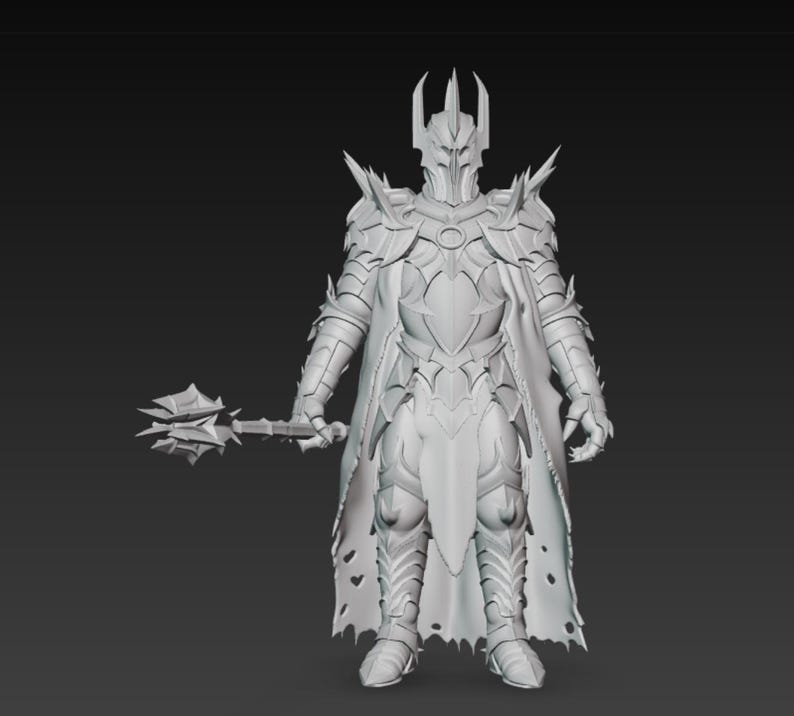 Sauron 3D Model : Sauron STL File , Lorf of the Rings 3D Model , Lotr ...