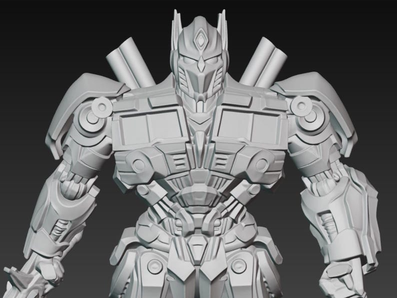 Optimus Prime STL File : Optimus Prime 3D Model File , Transformer 3D ...