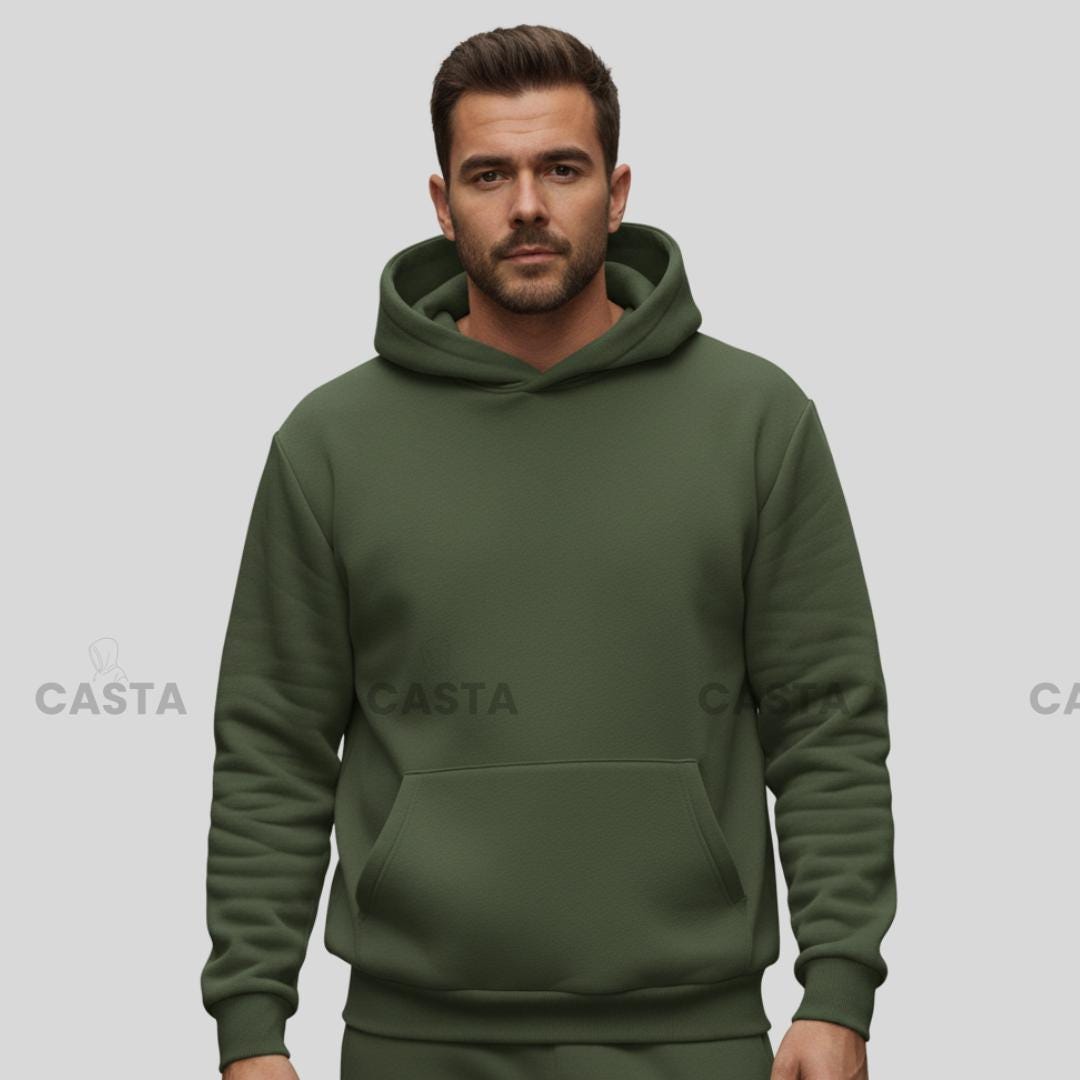 Men’s Oversized Tracksuit Set, Dark Gray Hoodie & Joggers, Unisex ...