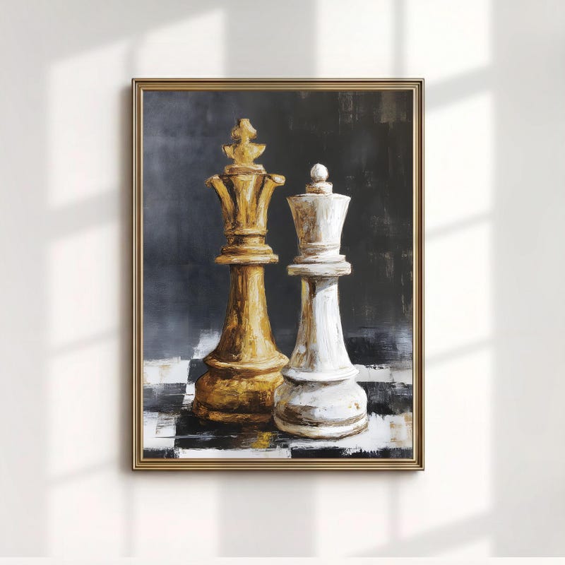 Checkmate Painting Prints - Etsy