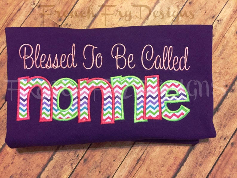 NONNIE Sweatshirt for Grandmother Customized and Personalized "blessed ...