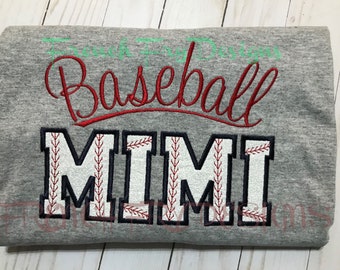 Baseball Mimi Shirt | Etsy