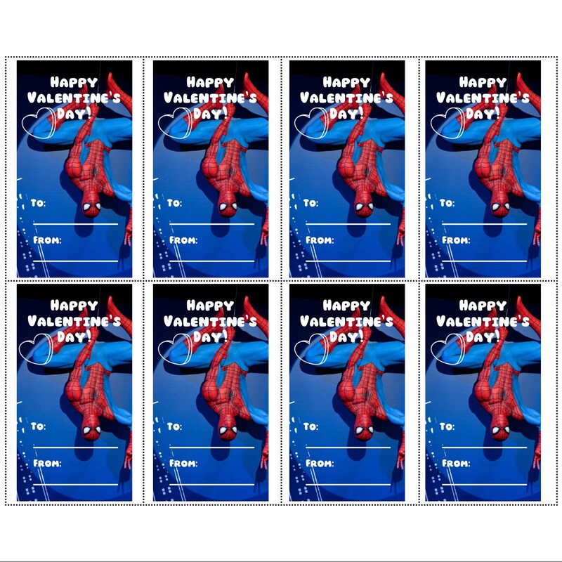 Spiderman Valentine - Etsy