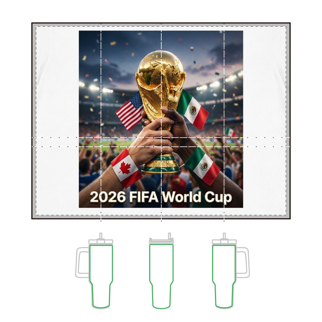 2026 FIFA World Cup Trophy Vacuum Thermal Tumbler | Soccer Championship ...