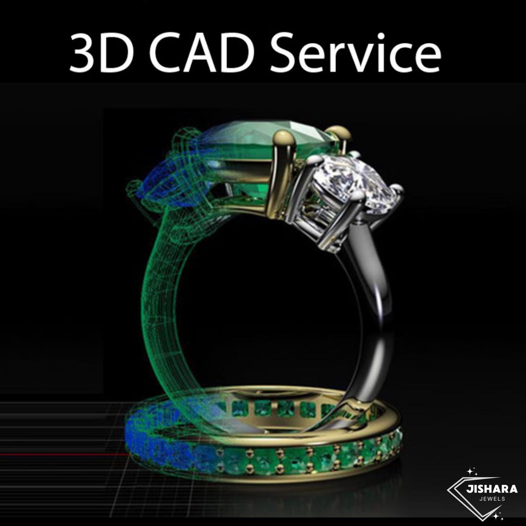 CAD Mock-up: 3D Jewelry Design Model of Your Own Jewelry. - Etsy