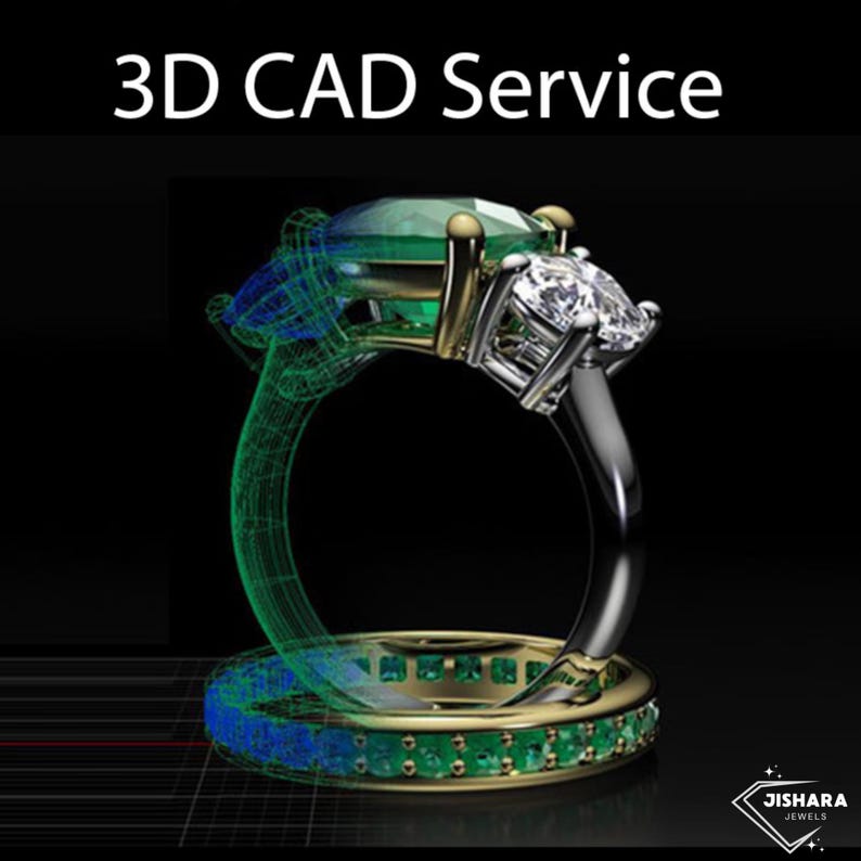 CAD Mock-up: 3D Jewelry Design Model of Your Own Jewelry. - Etsy