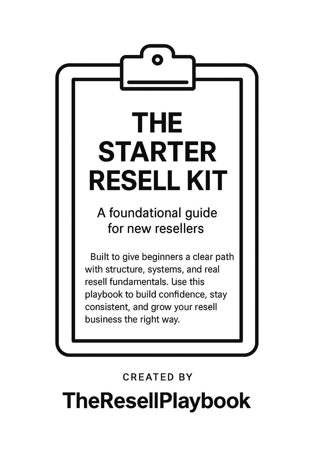 The Starter Resell Kit Digital Playbook Beginner Reselling Guide - Etsy ...
