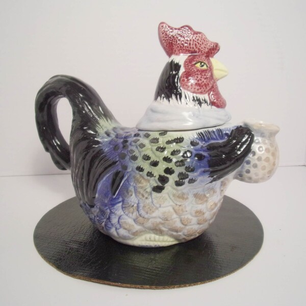 Rooster Teapot - Etsy
