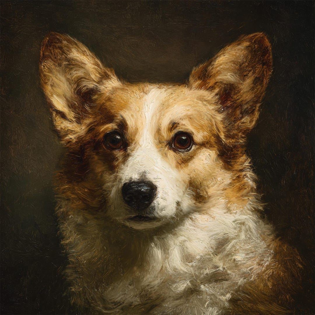 Custom Pet Portrait Oil Painting on Canvas Turn Photo Into Art Birthday ...