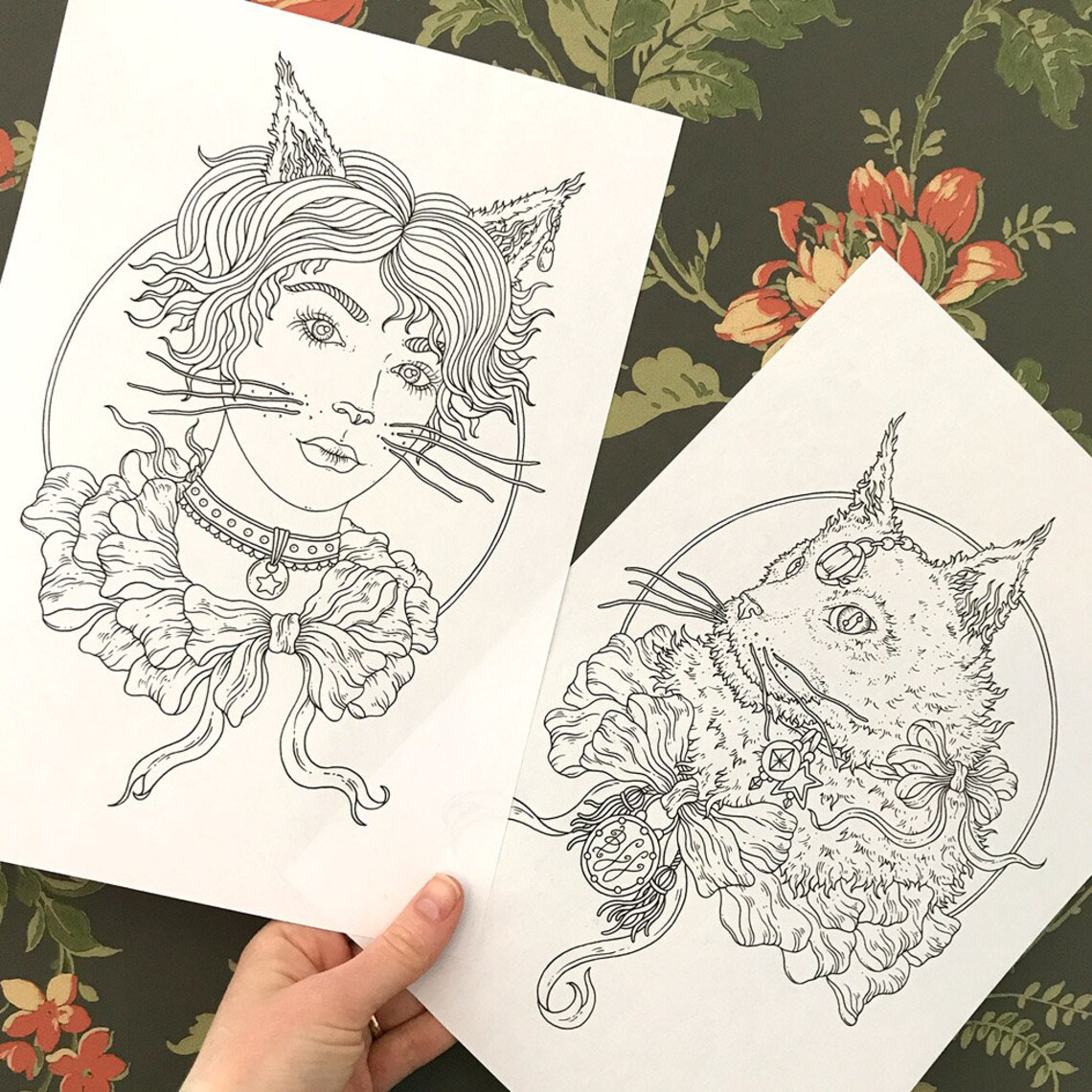 PDF Coloring Pages, BFF, Set of 2 Pages - Etsy