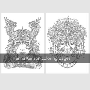 PDF Coloring Pages, Ritual, Set of 2 Pages - Etsy