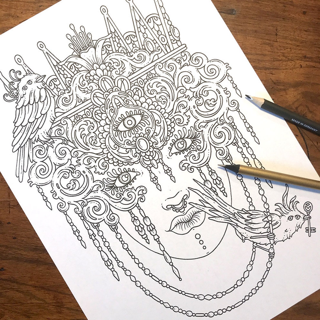 PDF Coloring Page, Open Eyes, 1 Page - Etsy