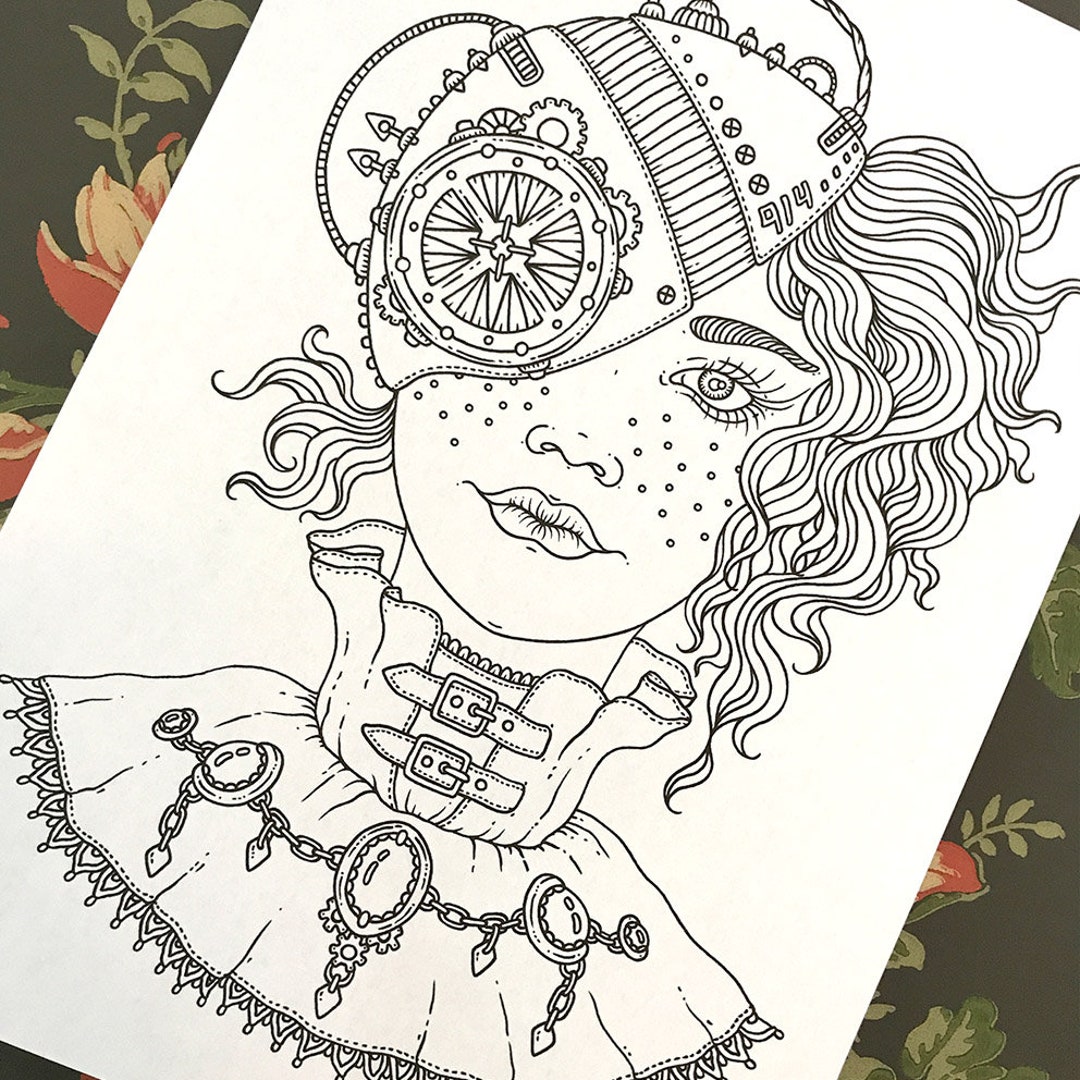 PDF Coloring Page, Bright, 1 Page - Etsy