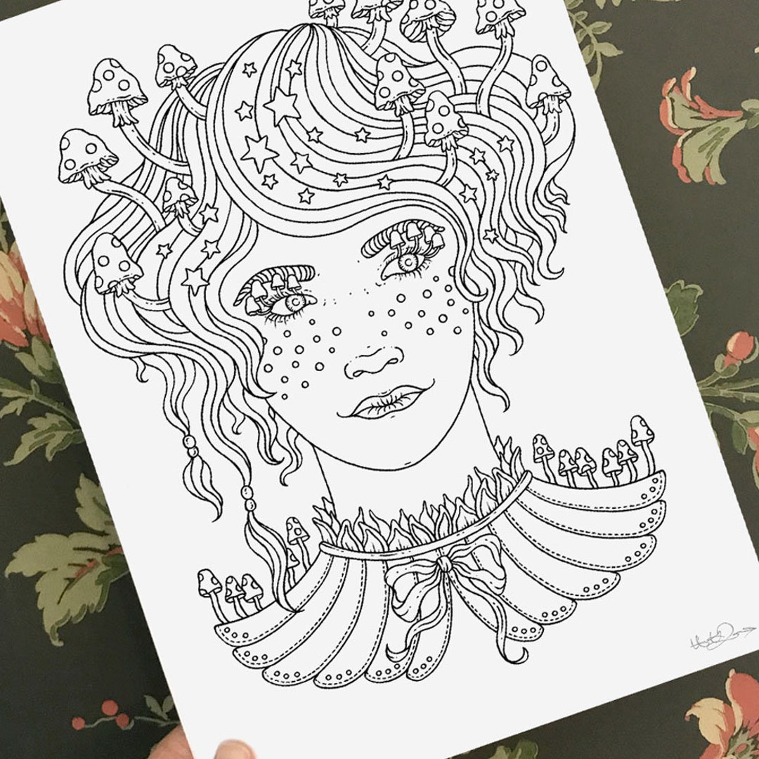 PDF Coloring Page, Freckles, 1 Page - Etsy