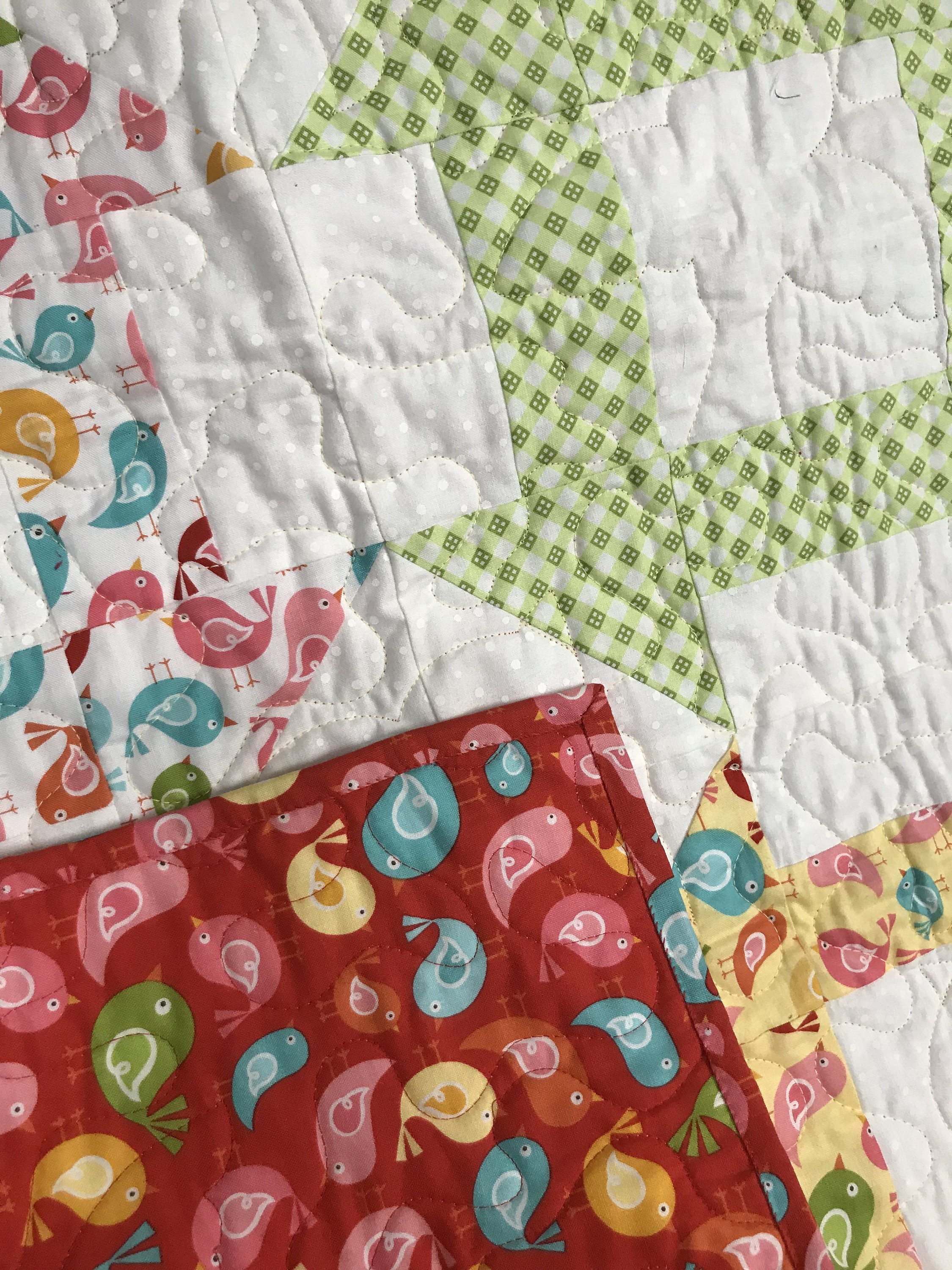 Baby Quilt Handmade Child Bright Riley Blake Hello Sunshine - Etsy