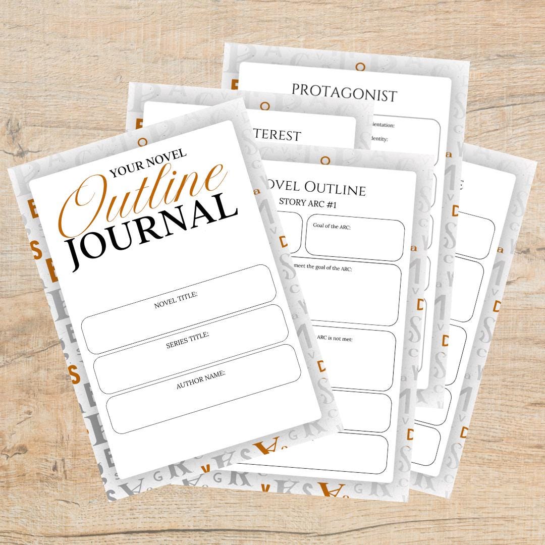 Printable Novel Outline Template (16 Pages) - Etsy