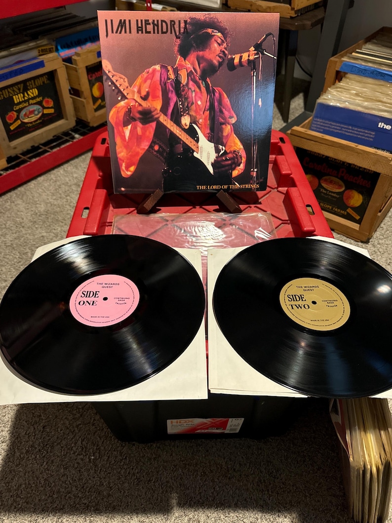 Jimi Hendrix Live the Lord of the Strings Lp Unofficial Tmoq Bootleg - Etsy