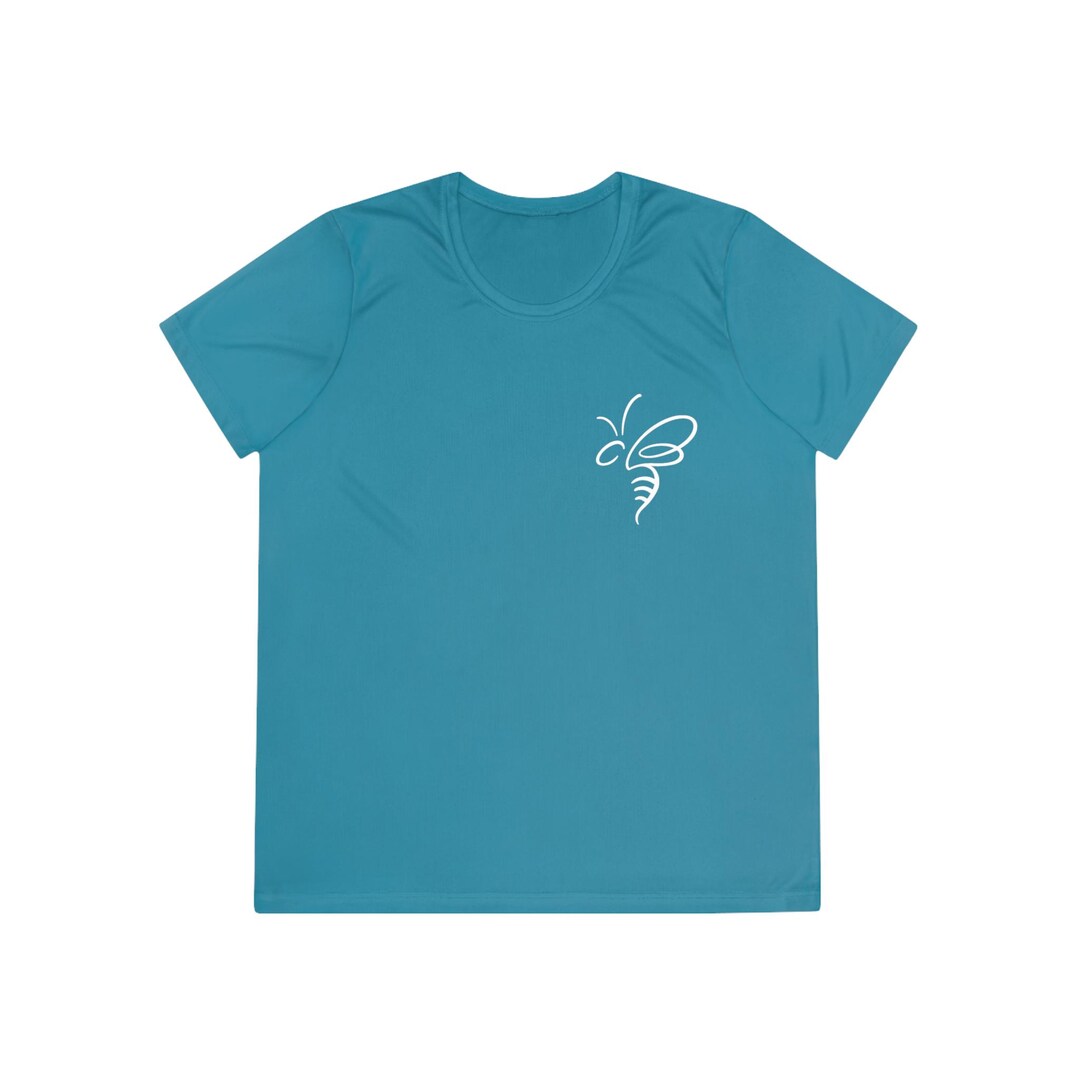 Bee Line Art Tee | Minimal Bee Chest Design - Etsy