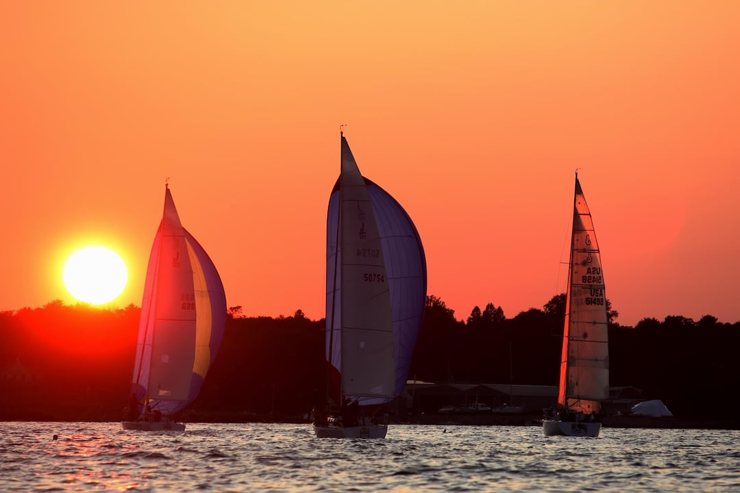 Marblehead Sunset _ Digital Download - Sunset Over Marblehead Sailing ...