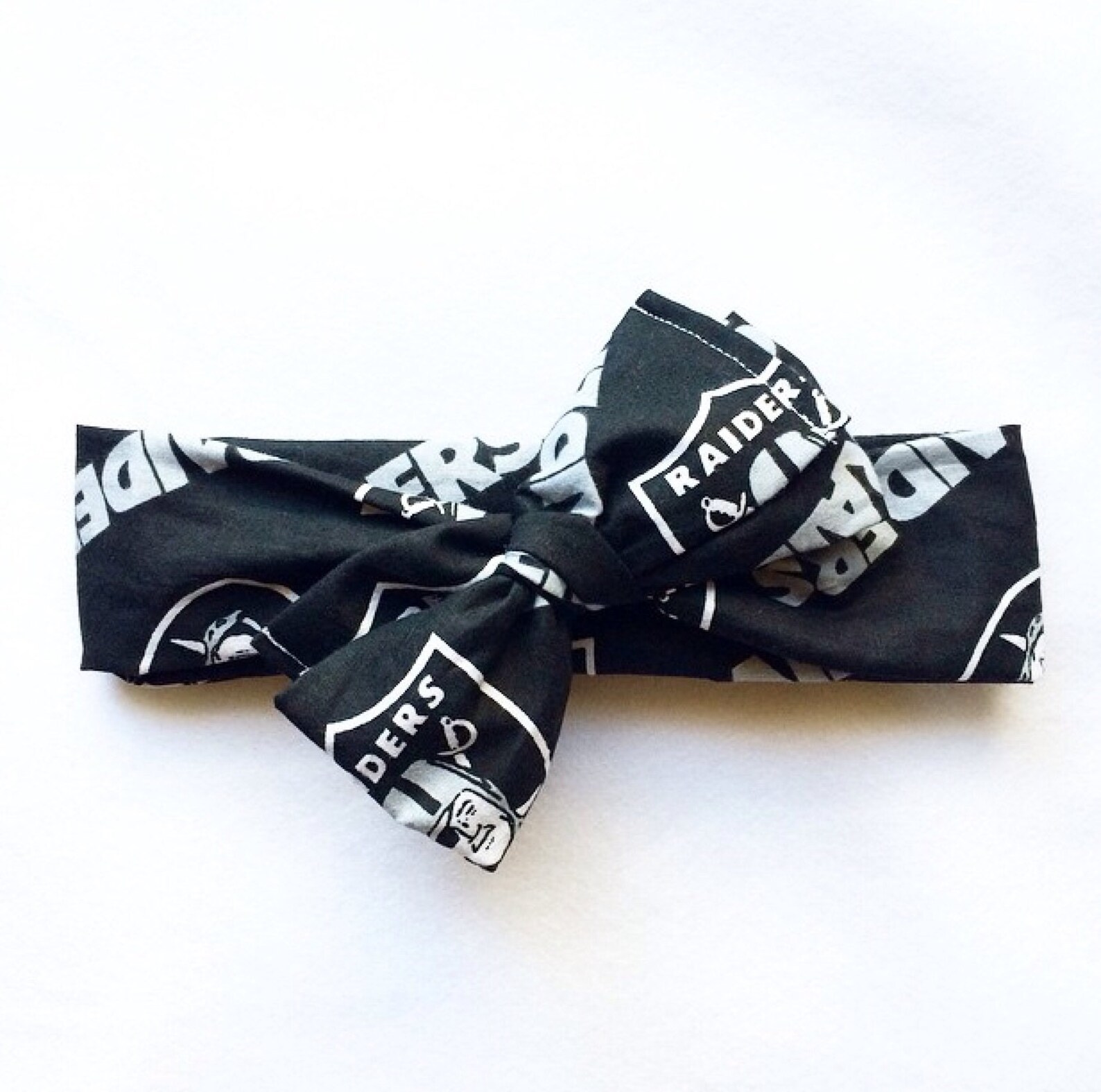 Raiders Head Wrap // Retro //Headbands // Head wrap // | Etsy