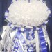 Royal Blue Double Homecoming Mum / Custom Made Double Homecoming Mum ...