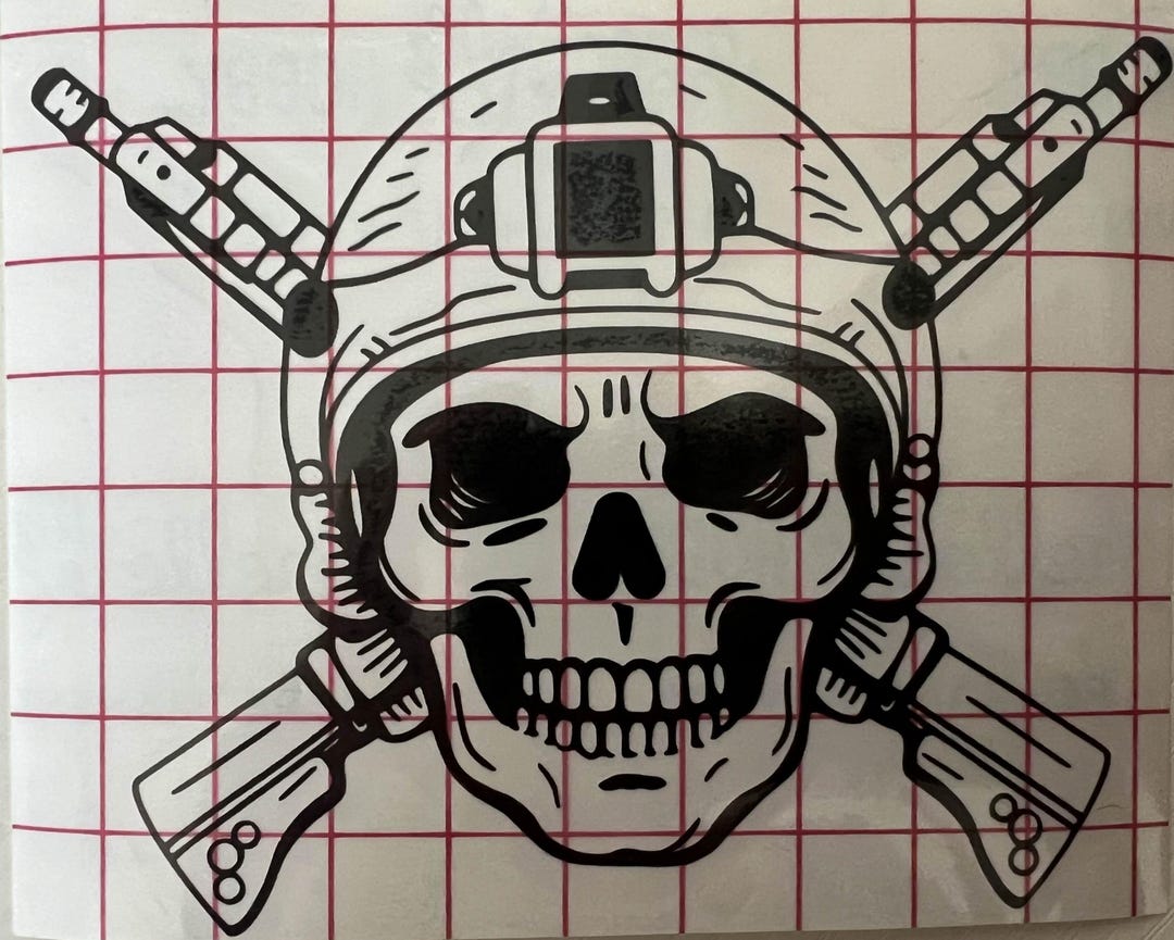 Army Skull Decal - Etsy