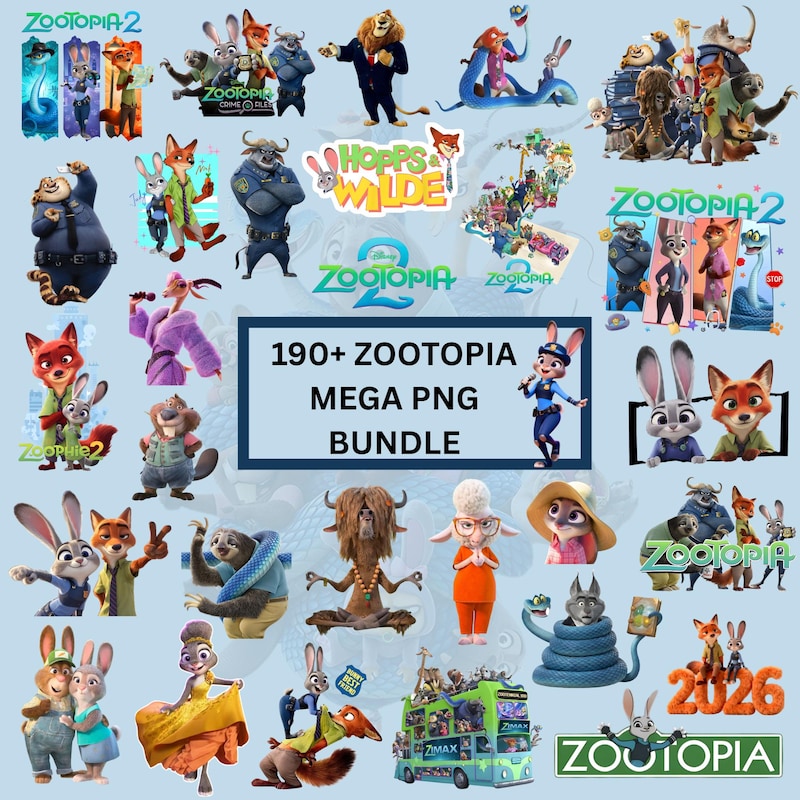 Zootopia cake topper - Etsy España
