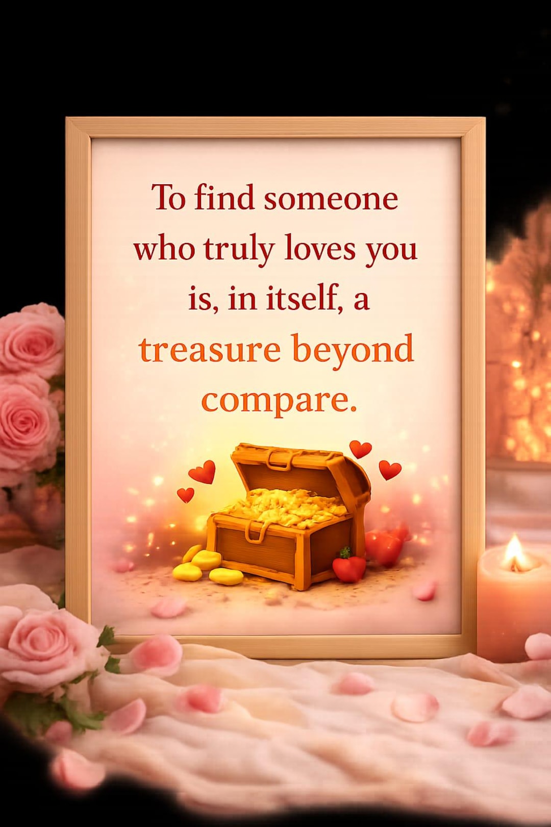 Romantic Love Quote Art Print | Valentine's Day Home Decor (digital ...