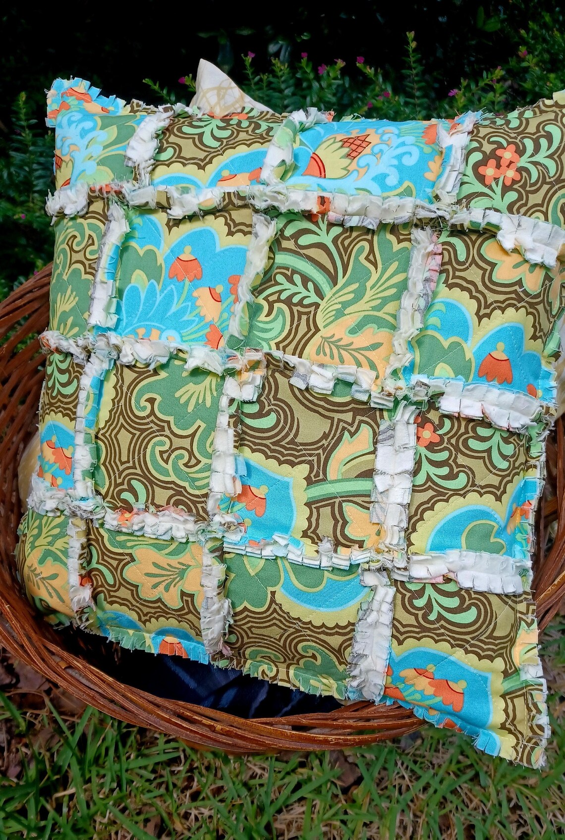 Throw Pillow Cover Amy Butler Gothic Rose Classic Design FREE SHIPPING ...